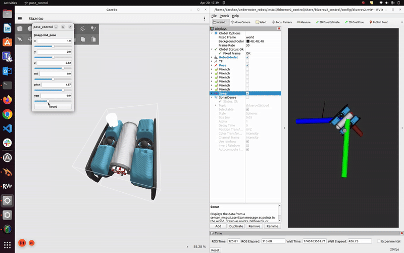 BlueROV2 Setup & Real-Time Deployment